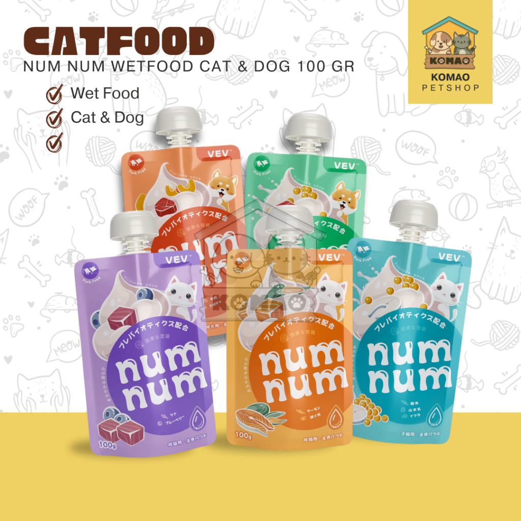 Jual NUMNUM WETFOOD CAT & DOG 100GR - Makanan Basah Kucing & Anjing ...