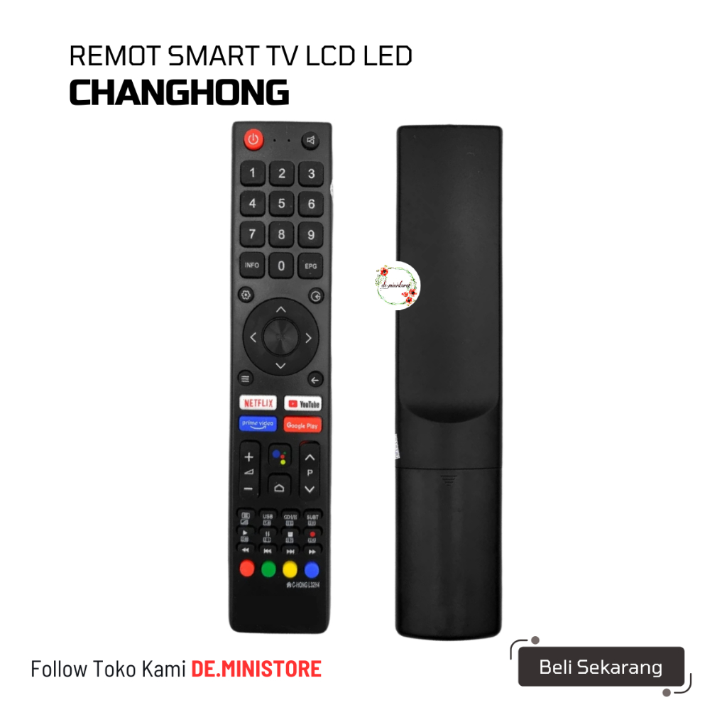 Jual Remote TV Changhong Android Smart TV L32G7N L40G7N L43G7N Infrared ...