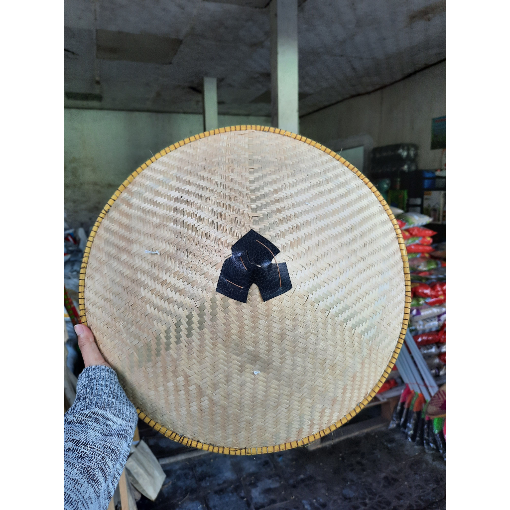 Jual Topi Sawah (Topi Rotan Ukuran Sedang) | Shopee Indonesia