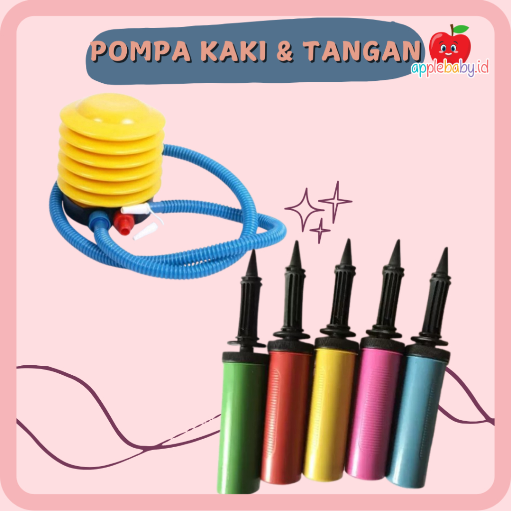 Jual Pompa Kaki Plastik Pompa Angin Kaki Tangan Pompa Balon Pompa ...