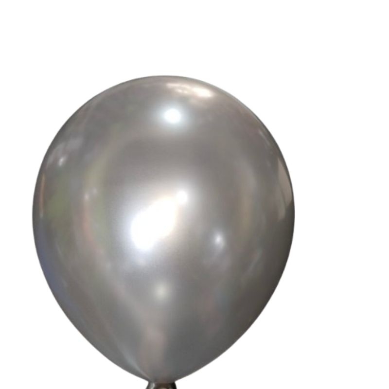 Jual BALON ISI 10 PCS WARNA SILVER | Shopee Indonesia