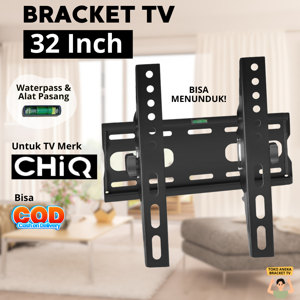 Jual Chiq Bracket TV 32 Inch Braket Breket | Shopee Indonesia