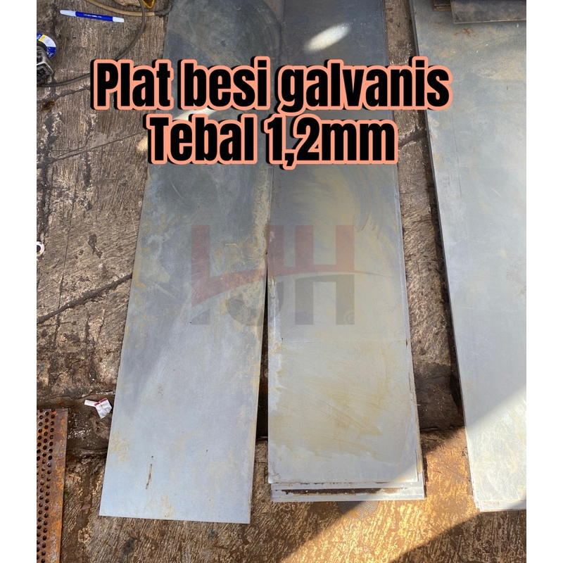 Jual Plat besi galvanis , tebal 1,1mm. plate eser galvanis polos ...