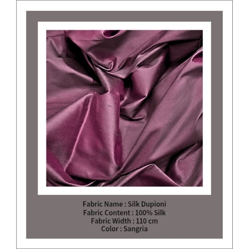 Jual JAHAN-ARA™ - CMP - Sangria - Kain Satin - Kain Silk - Kain Sutra ...