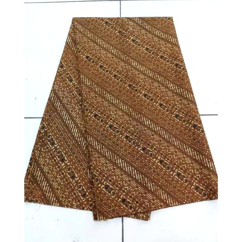 Jual Kain batik solo alusan liris seling sogan | Shopee Indonesia