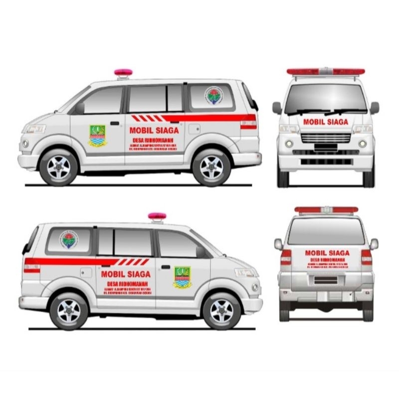 Jual Stiker Mobil Siaga Desa Sticker cutting mobil siaga | Shopee Indonesia