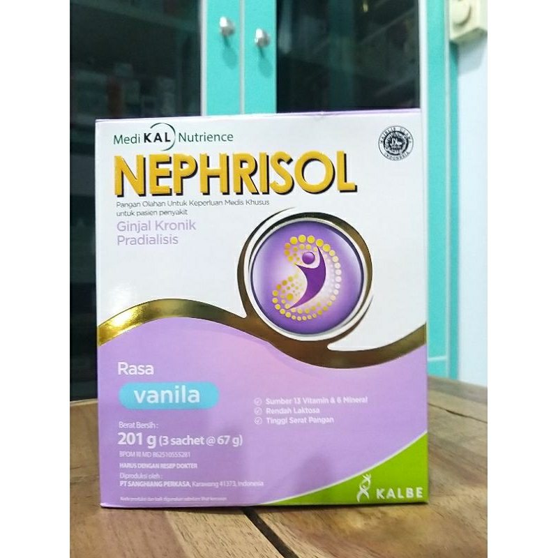 Jual NEPHRISOL 201 GR 1 BOX ISI 3 SACHET | SUSU NEPRISOL | Shopee Indonesia