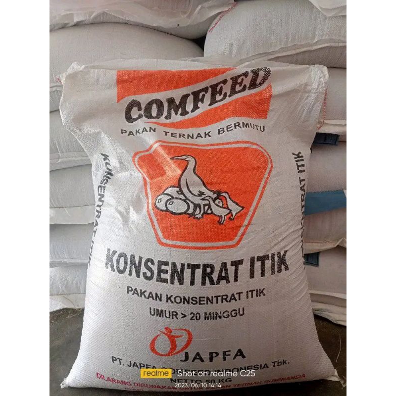 Jual COMFEED KONSENTRAT ITIK PETELUR PAKAN TERNAK BEBEK ENTOK 1 KG ...