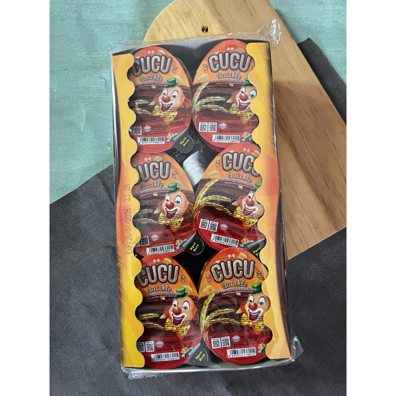 Jual Cucu Quackle Coklat 24pcs x 15gr - Cucu Rice 1 Box | Shopee Indonesia