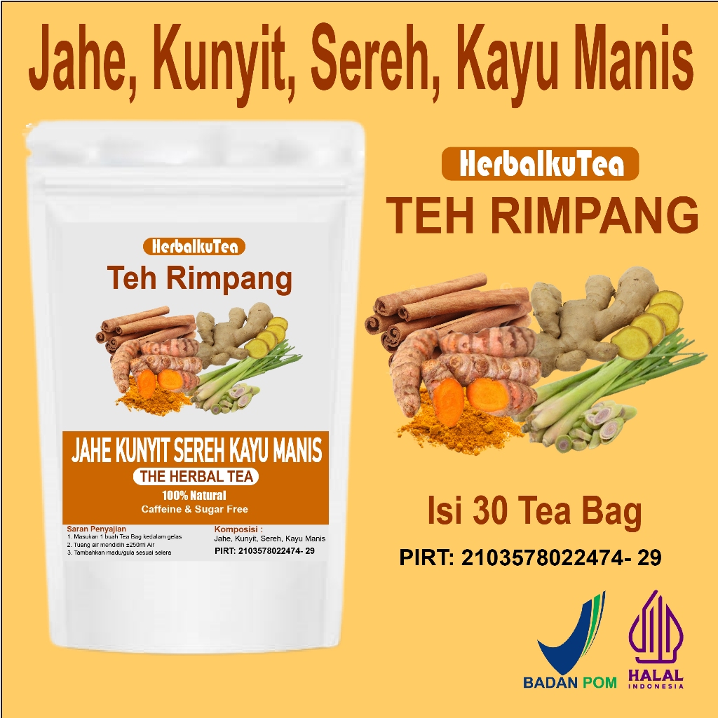 Jual TEH KUNYIT, JAHE, KAYU MANIS, SEREH / TURMERIC, GINGER, GALANGAL ...