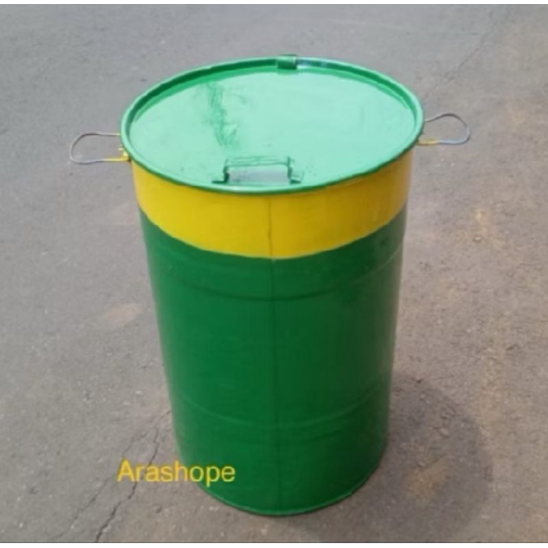 Jual TONG SAMPAH BESI 60 LITER/TEMPAT SAMPAH LENGKAP DENGAN TUTUP ...