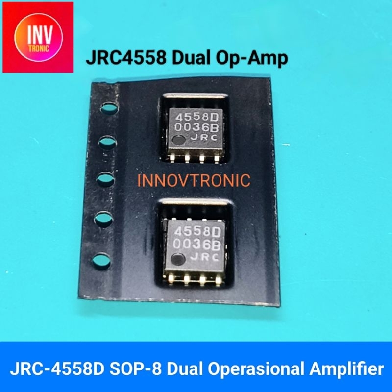 Jual SMD JRC4558D SOP 8P JRC 4558 D NJM4558D 8 Pin High Quality Dual Op-Amp Operasional ...