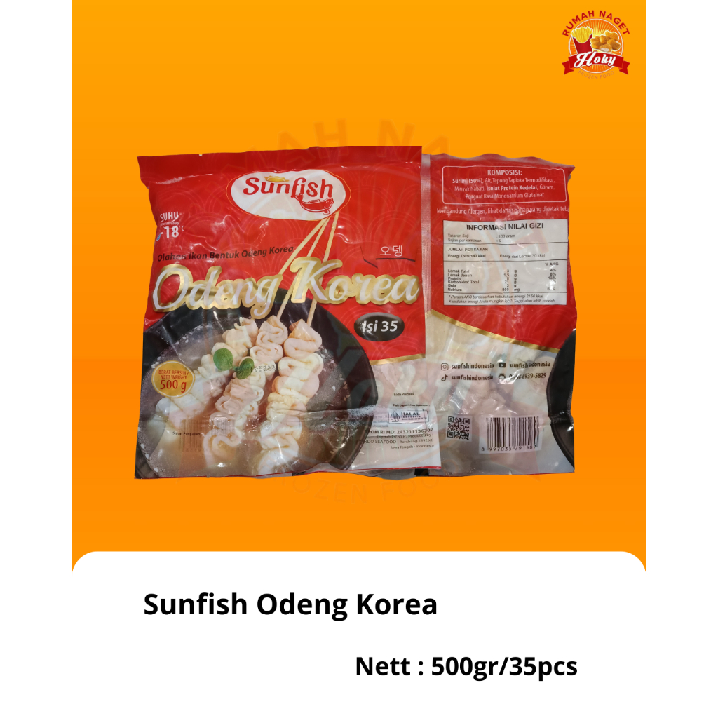 Jual Sunfish Odeng Korea / Kue Ikan isi 35pcs [500gr] | Shopee Indonesia