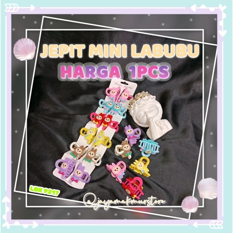 Jual JEPITAN RAMBUT MINI LABUBU / JEPIT LUCU / JEPITAN ANAK / JEPITAN ...