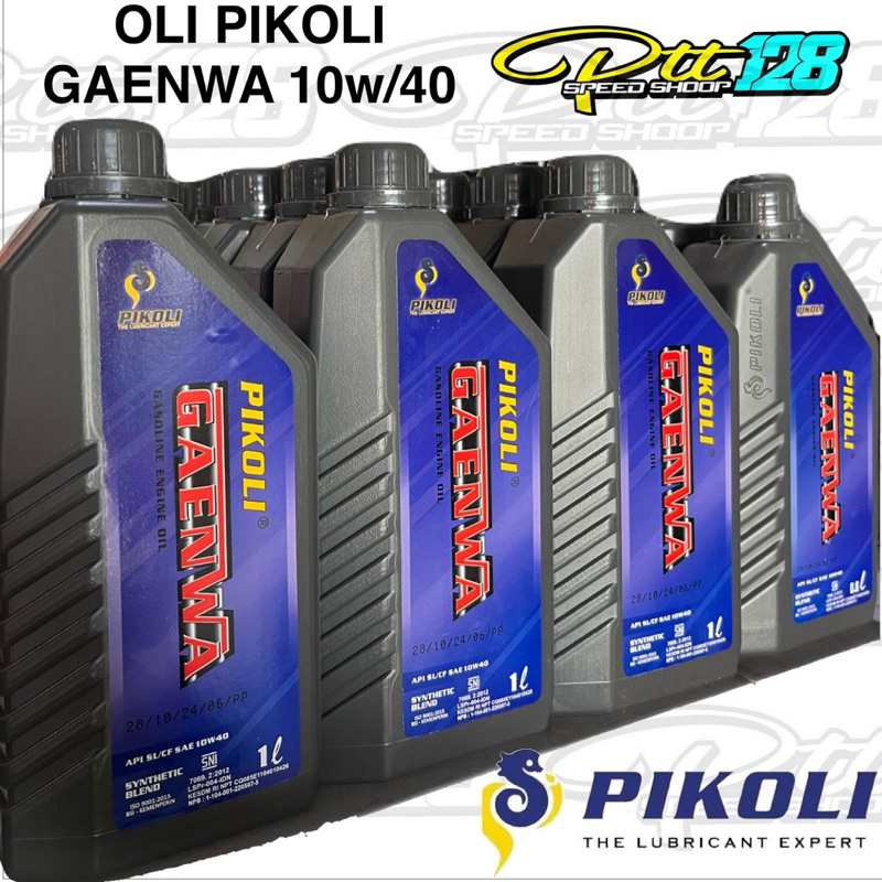 Jual Oli Pikoli Gaenwa sae 10w40 4Tak Synthetic Blend 0,8L 1L pikoli ...
