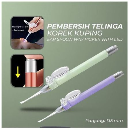 Jual Alat korek kuping led flashlight AKK-68/Alat Pembersih Telinga ...