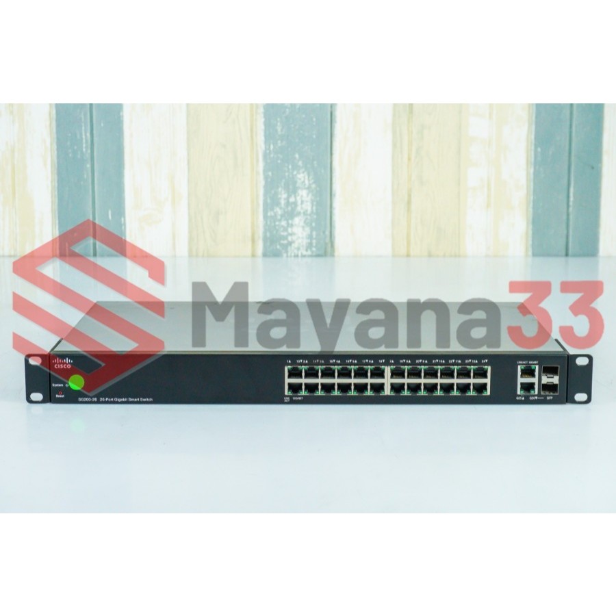 Jual Switch Cisco SG200-26 26 Port Gigabit Smart Switch 2 Port SFP ...
