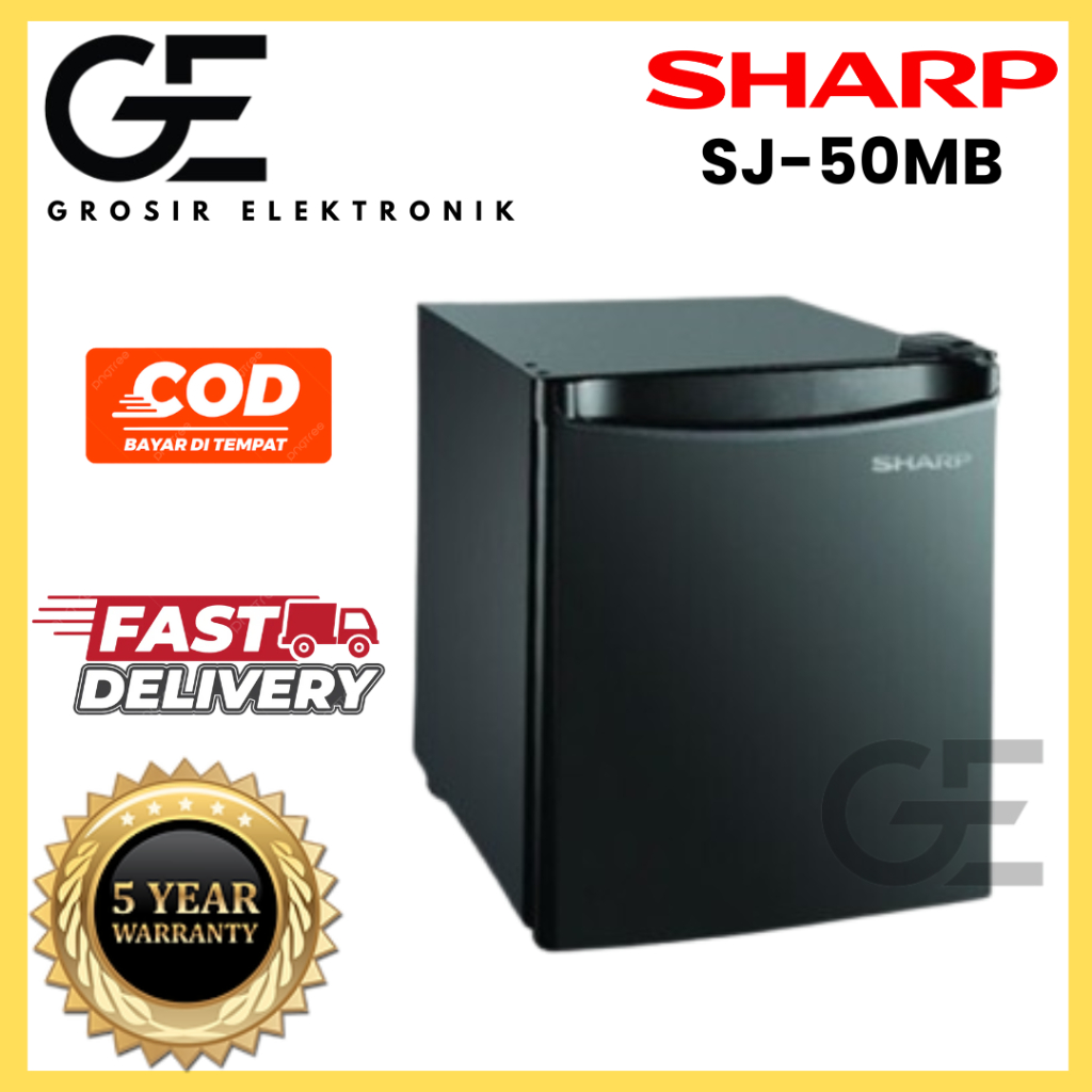 Jual SHARP KULKAS MINI BAR SJ-50MB-XW/XB 50 LITER GARANSI RESMI ...