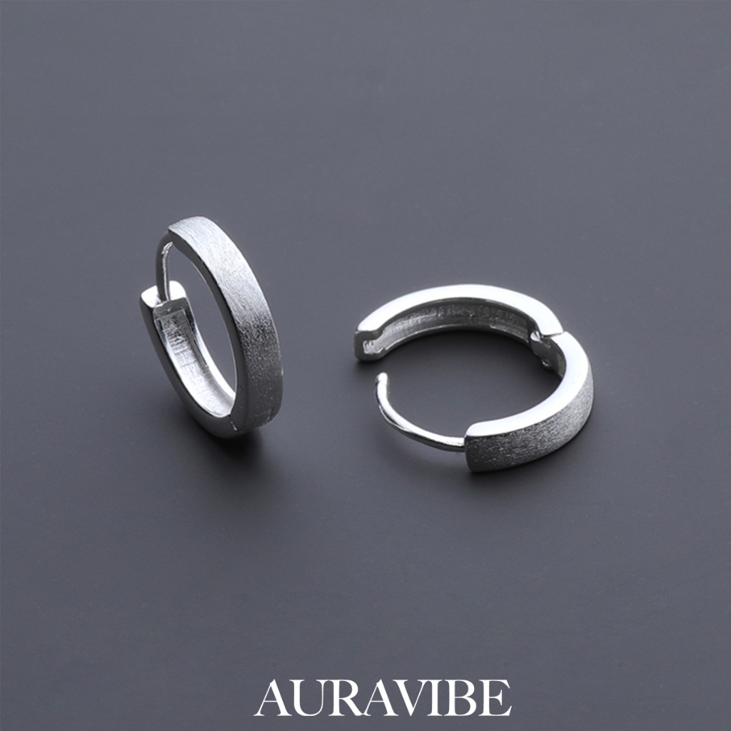 Jual AURAVIBE Anting hoop polos pria dengan kemewahan ringan dan tekstur matte canggih | Shopee ...