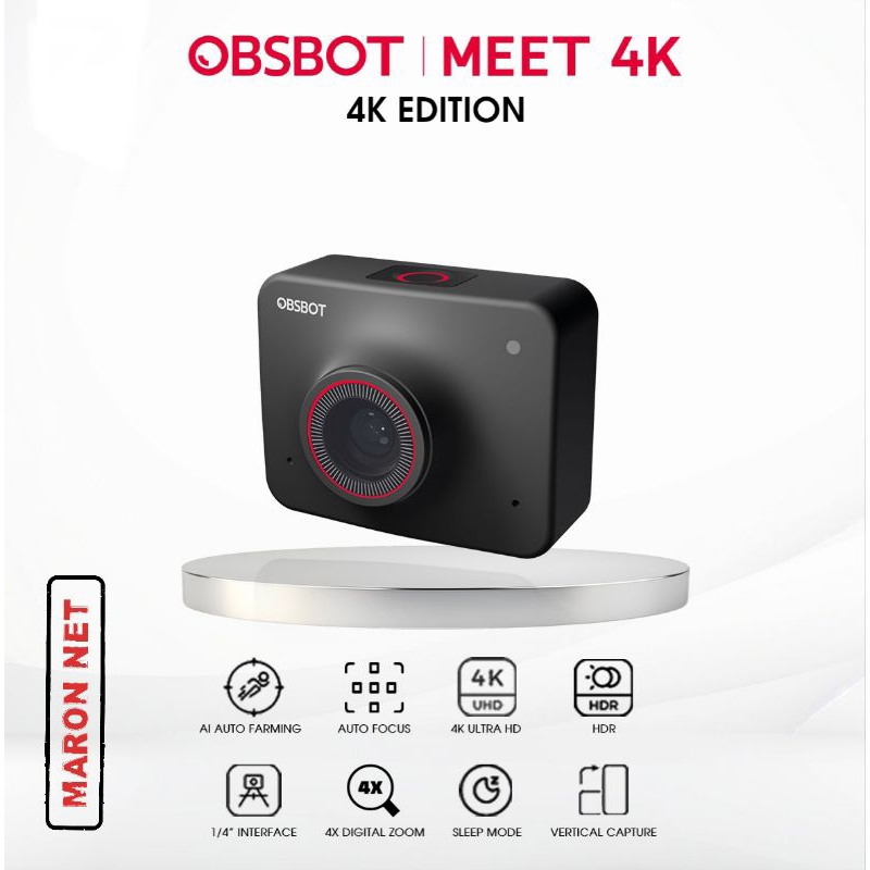 Jual Obsbot Meet 4K Al-powered 4K Webcam | Shopee Indonesia