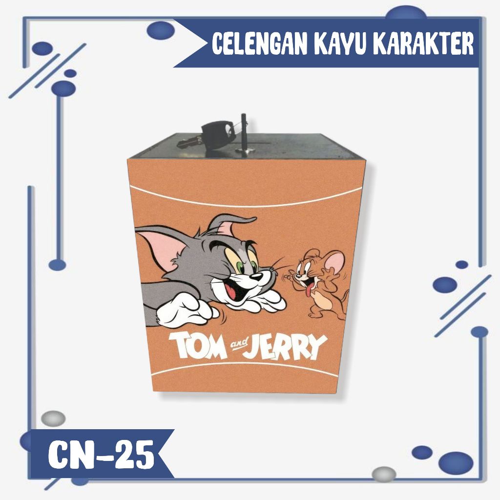 Jual TERBARU!! CELENGAN KAYU KARAKTER TOM AND JERRY CELENGAN ANAK ...