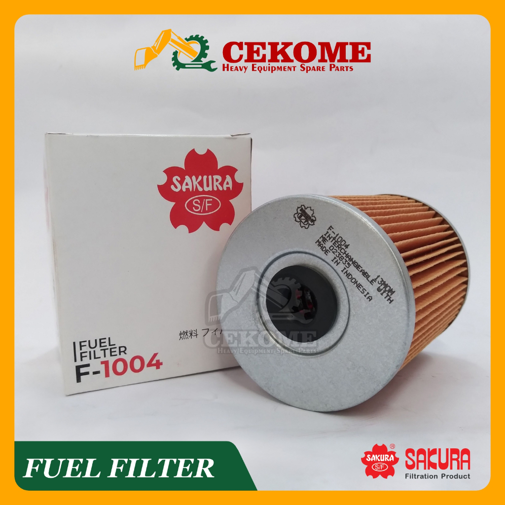 Jual Fuel Filter Sakura F-1004 Sparepart Alat Berat Filter Solar Filter ...