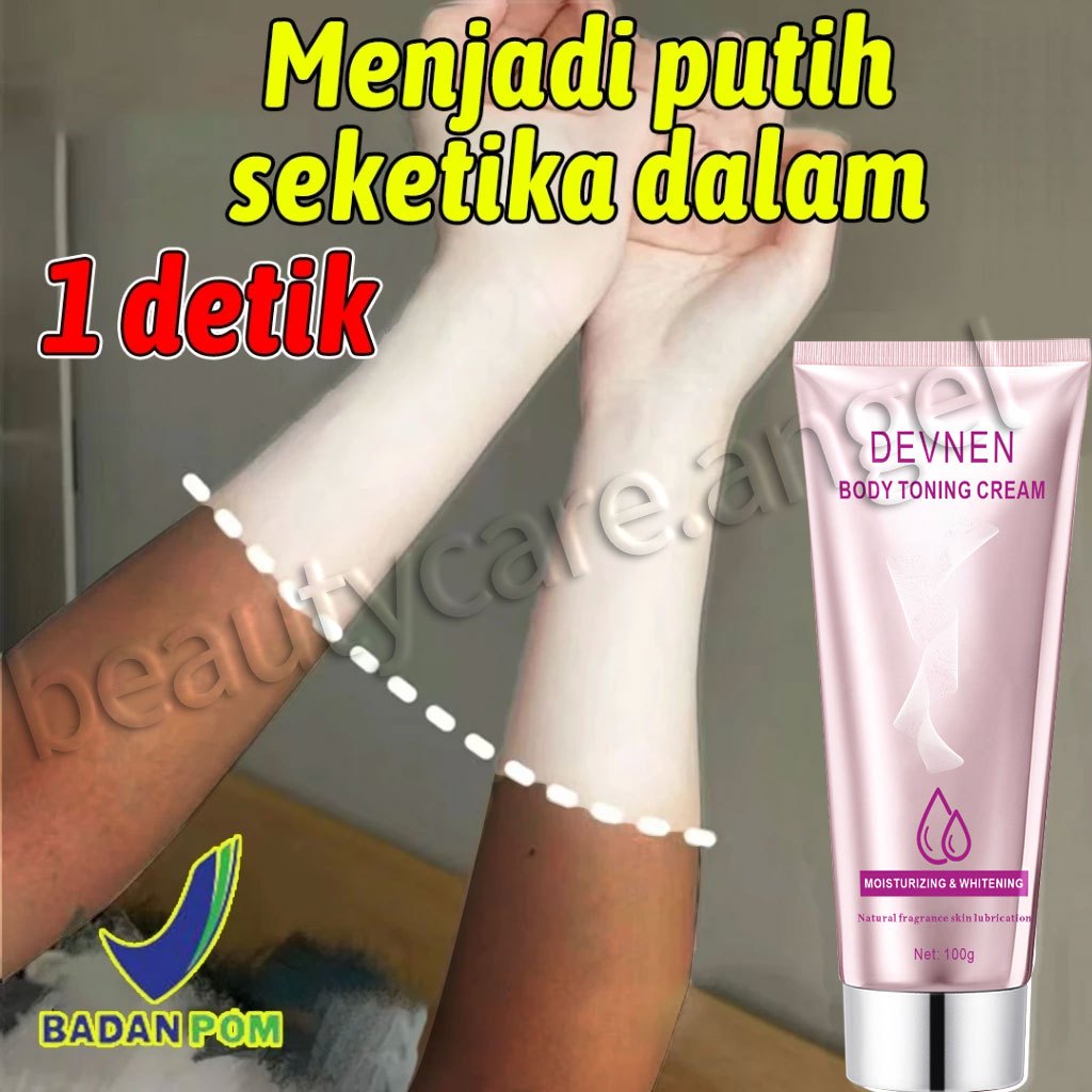 Jual Body bleaching Cream 100g Pemutih badan instant Tubuh Pelembab ...