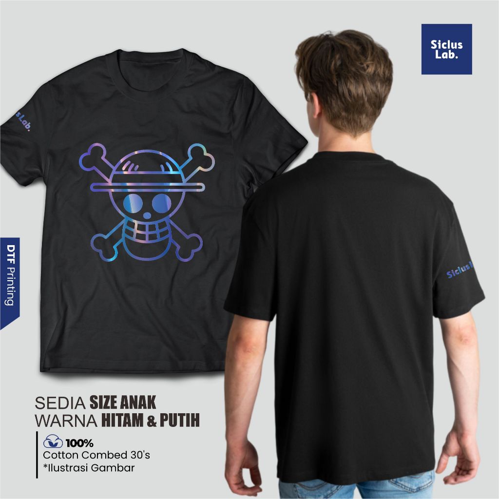 Jual SICLUS LAB - kaos one piece menyala reflektif anime 1 | Shopee ...