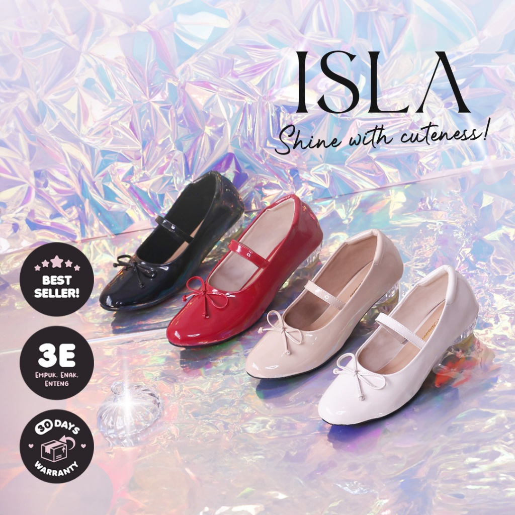 Jual Alivelovearts x Reveline - Isla MaryJane 3cm | FREE HAMPERS set ...