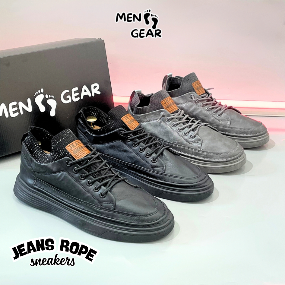 Jual MENFOOTGEAR Jeans Rope Sepatu Pria Sneakers Formal Pria Casual ...