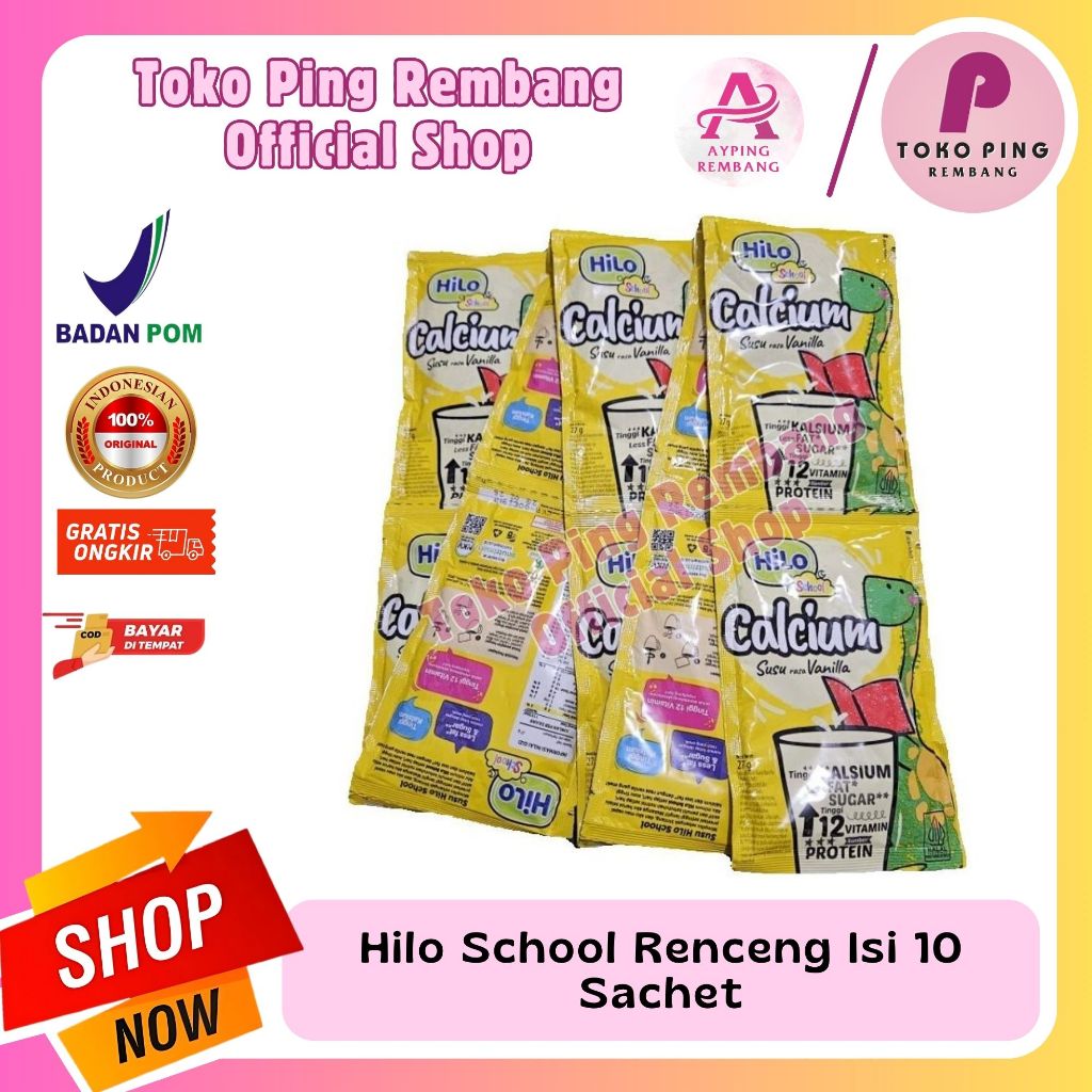 Jual Hilo School Renceng Isi 10 Sachet | Shopee Indonesia