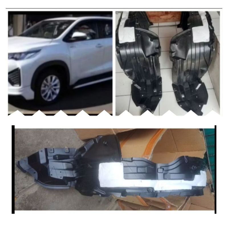 Jual liner fender innova zenix+bonus kancing klip nya original toyota ...