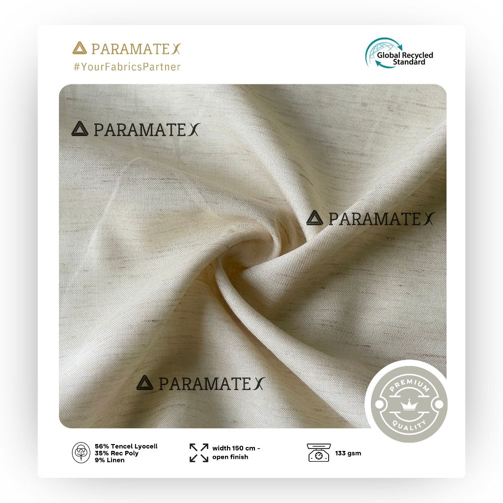 Jual Paramatex Kain Linen Triana Tencel - Recycle Poly Per Meter Bahan ...