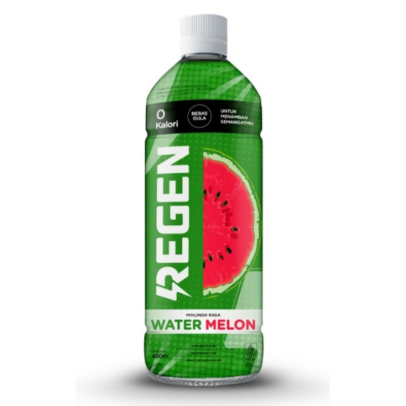 Jual Regen Minuman Rasa Semangka Botol 450 ml | Shopee Indonesia