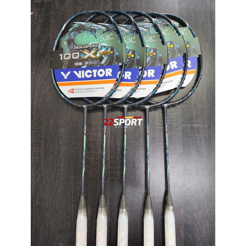 Jual New Raket Badminton Victor Auraspeed 100X Ultra / Auraspeed 100 X ...