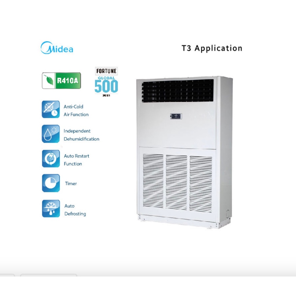 Jual Midea AC Package Floor Standing Side Discharge Inverter 10 PK ...