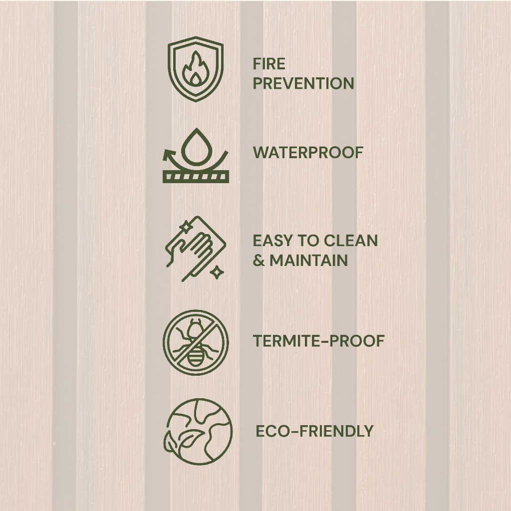 Jual WPC Outdoor Wood Panel Kisi Kisi WallPanel Dinding /Pagar /Wall ...