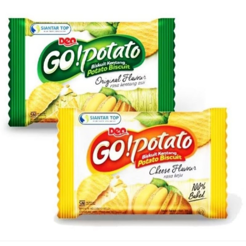 Jual GO POTATO BISKUIT KENTANG 58 GR | Shopee Indonesia