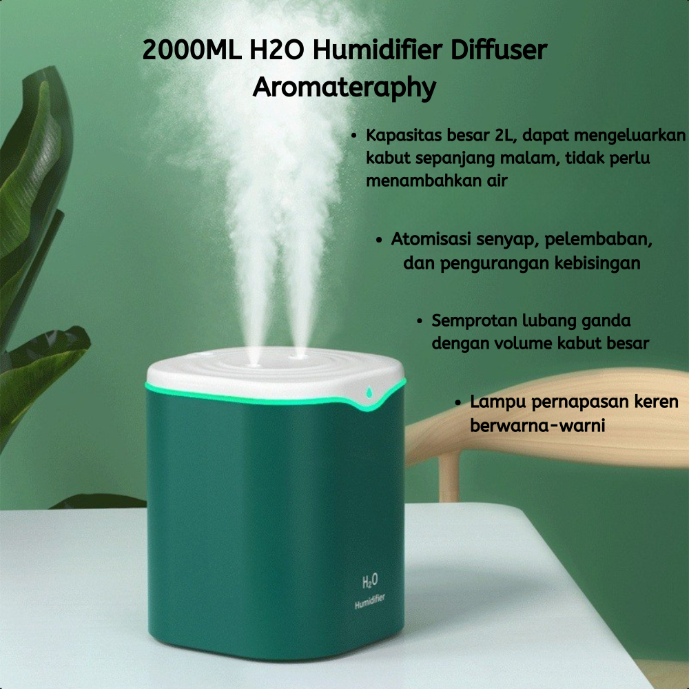 Jual 2L/3L H2O Humidifier Diffuser Aromateraphy | Shopee Indonesia