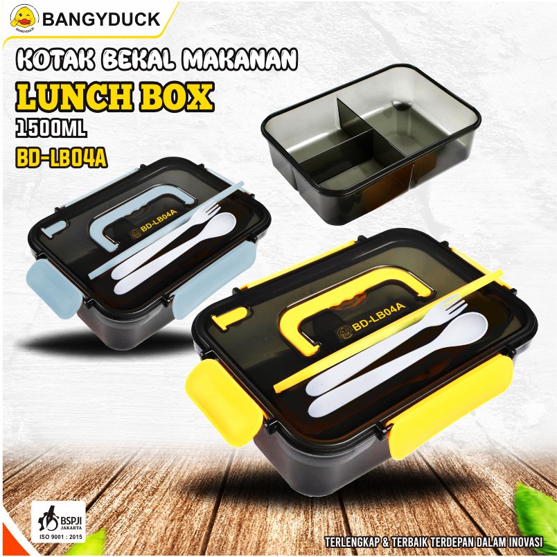 Jual Lunch Box Set Kotak Bekal Bangy Duck 3 Grids Small / Large 3 Grids BD-LBxx | Shopee Indonesia