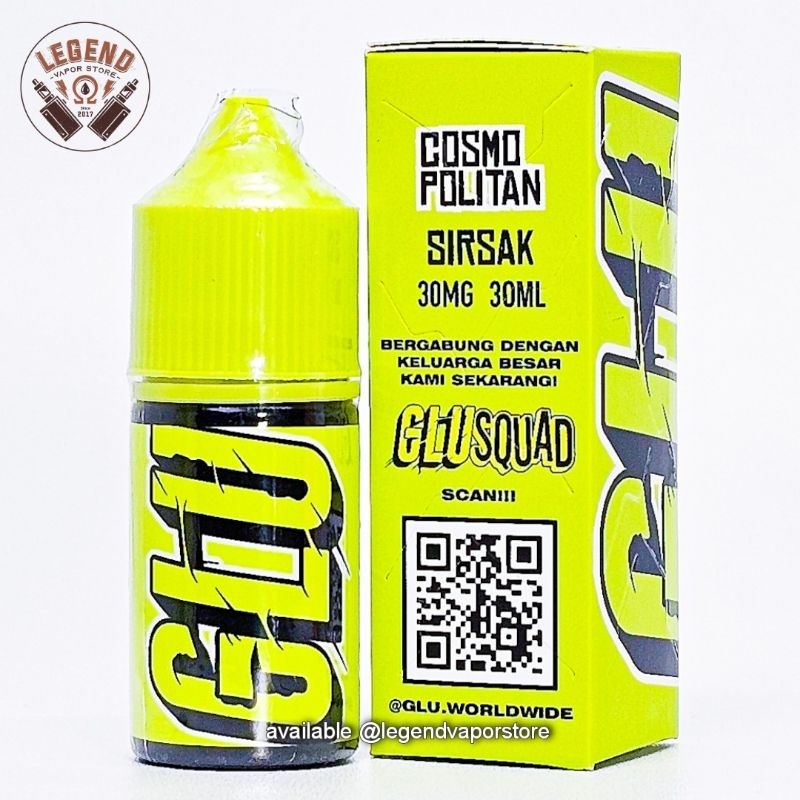 Jual SALT NIC - LIQUID GLU COSMOPOLITAN Sirsak 30ML 30MG AUTHENTIC ...