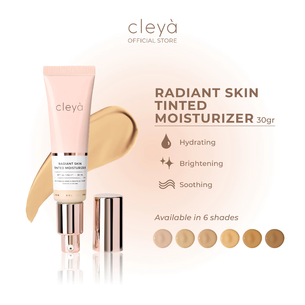 Jual Cleya Radiant Skin Tinted Moisturizer Cleya Skin Tint Cleya Tinted ...