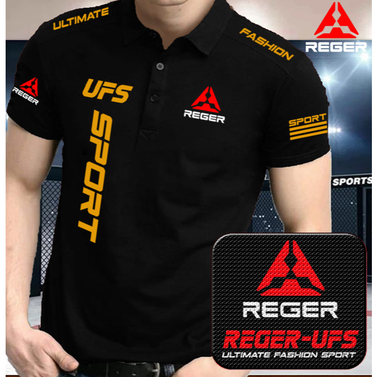Jual SEDANG PROMO..!!! POLO REGER UFS SPORT GOLD MIRING TERBARU BAJU ...