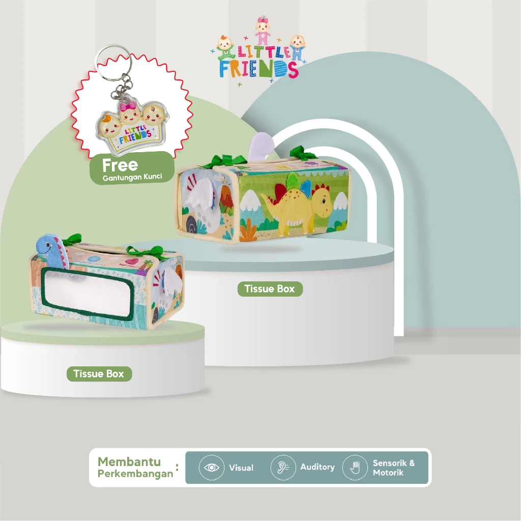 Jual Little Friends Sensory Tissue Box Animal | Shopee Indonesia