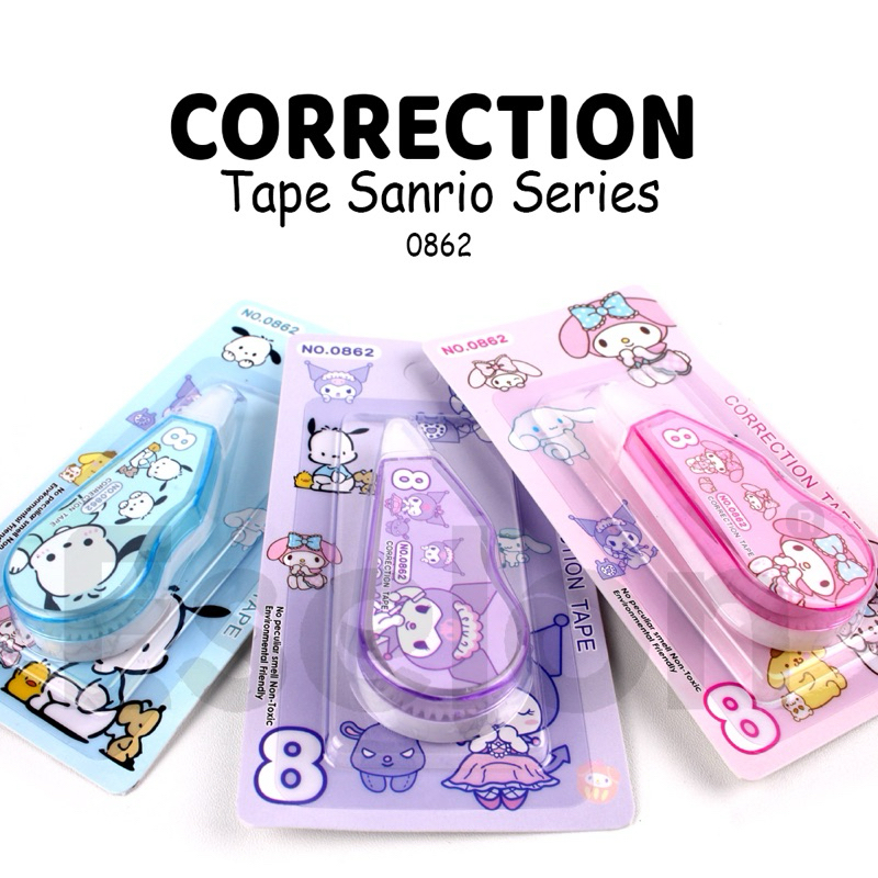 Jual 1buah Correction Tape Mini 0862 /Tipex Kertas Mini SIZE 8 | Shopee ...