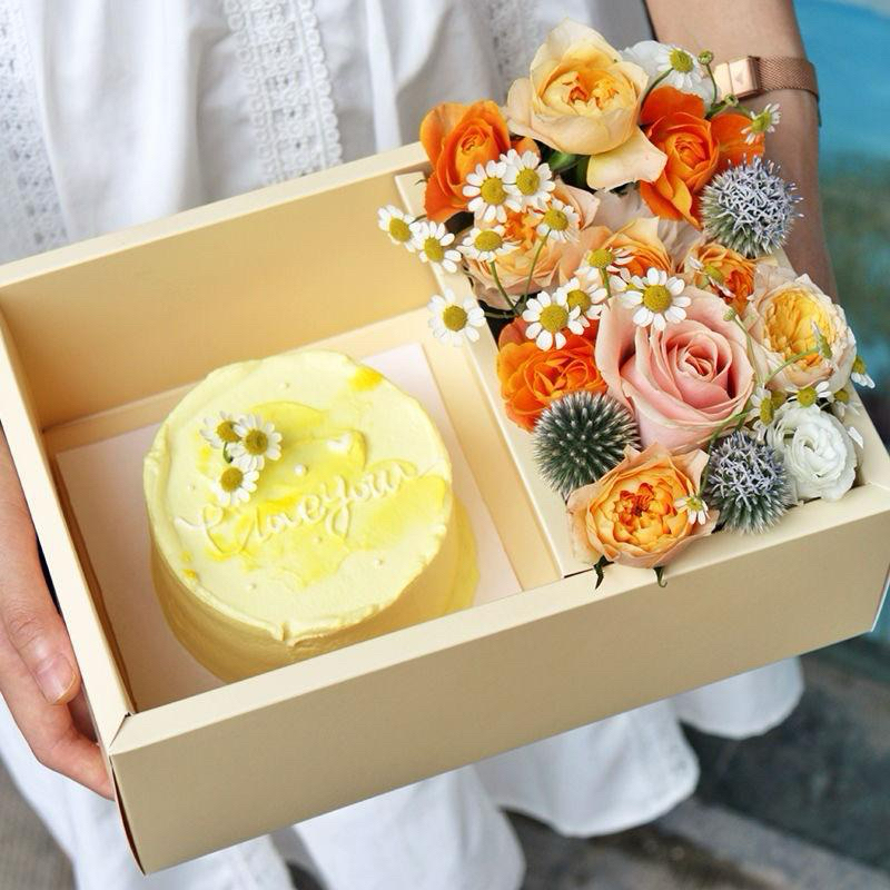 Jual Flower Bloom Box CAKE PAPER GIFTBOX / Kotak Bunga Florist / Flower ...