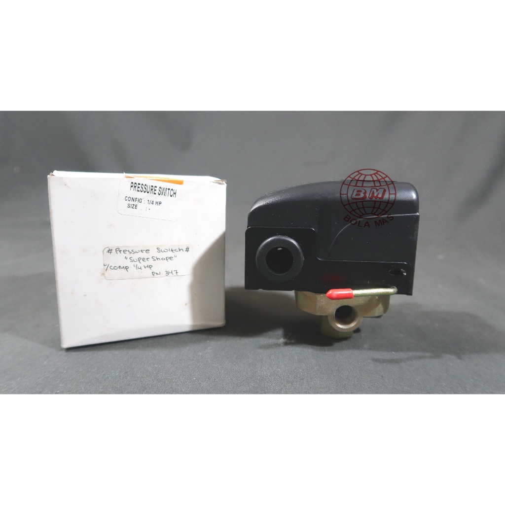 Jual SHARK Pressure Switch Compressor 1/4HP / Super Shape Switch ...