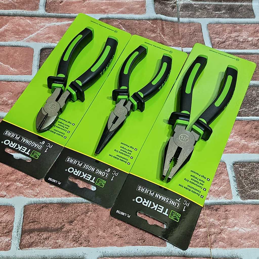 Jual Tang Set 3 Pcs Tang Kombinasi Dan Tang Lancip Dan Tang Potong 6 ...