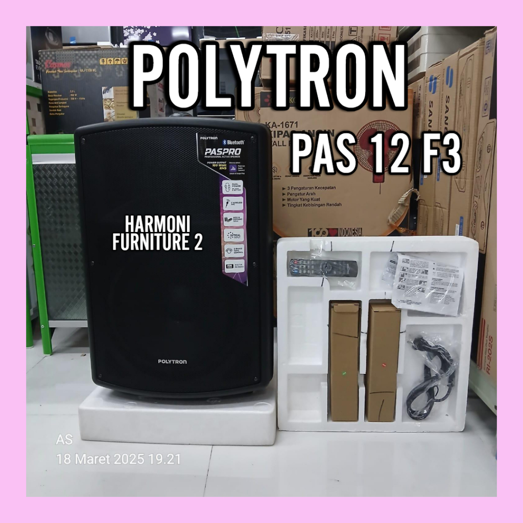 Jual SPEAKER POLYTRON PAS 12 F3 SPEAKER POLYTRON 12 INCH PORTABLE PAS ...