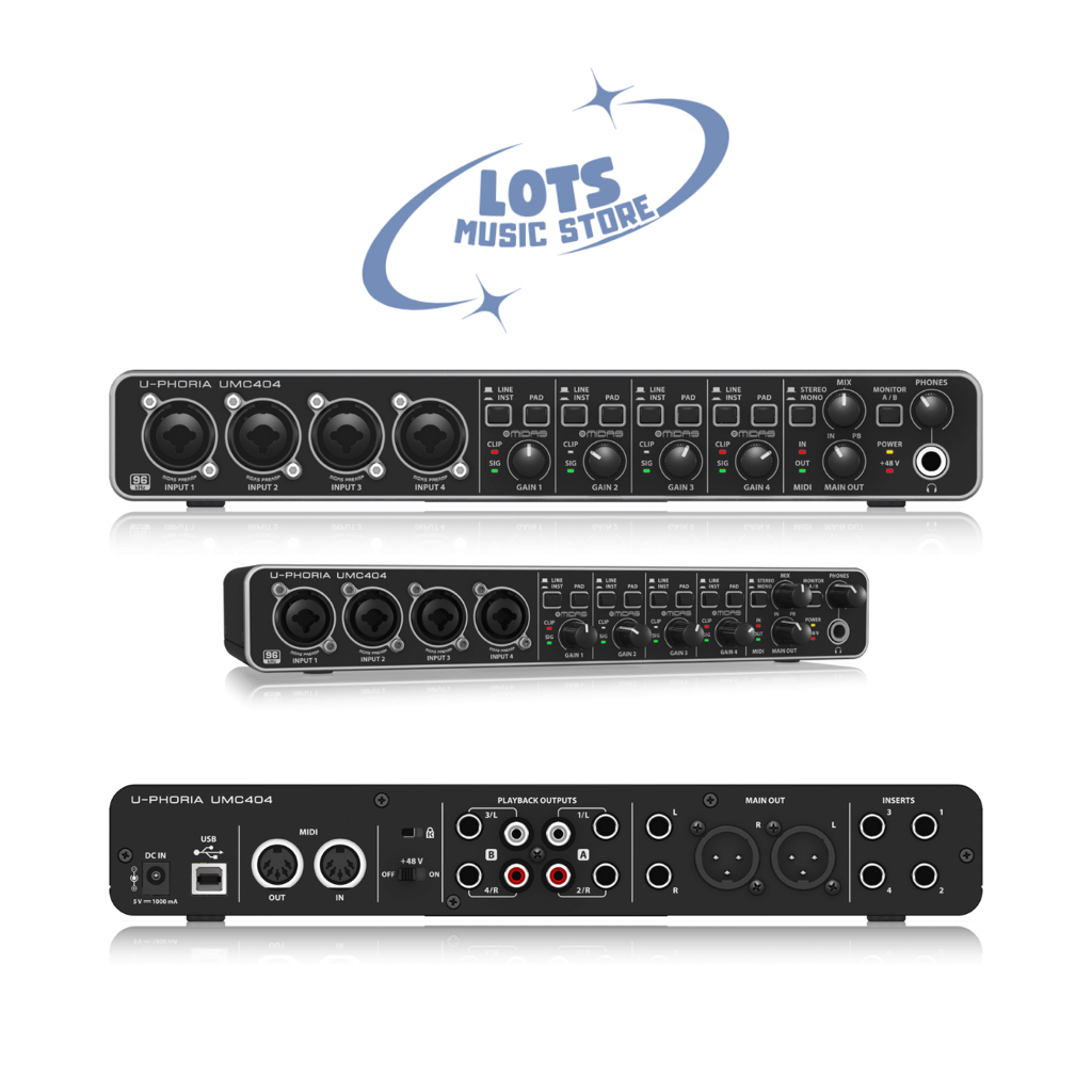 Jual Soundcard Behringer UMC404HD Audio Interface | Shopee Indonesia